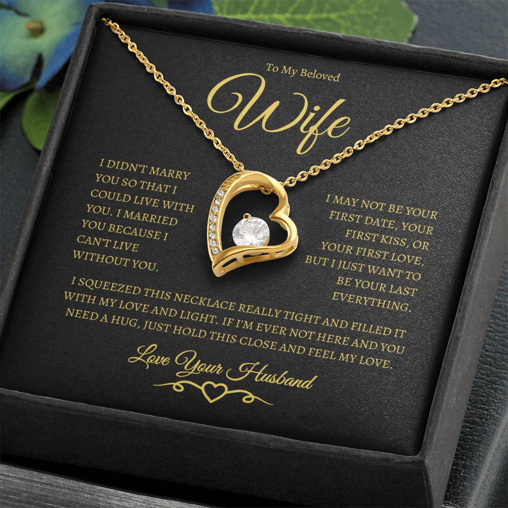 To My Beloved Wife | Eternal Love - Black & Gold – GoodyGoodiezGoods